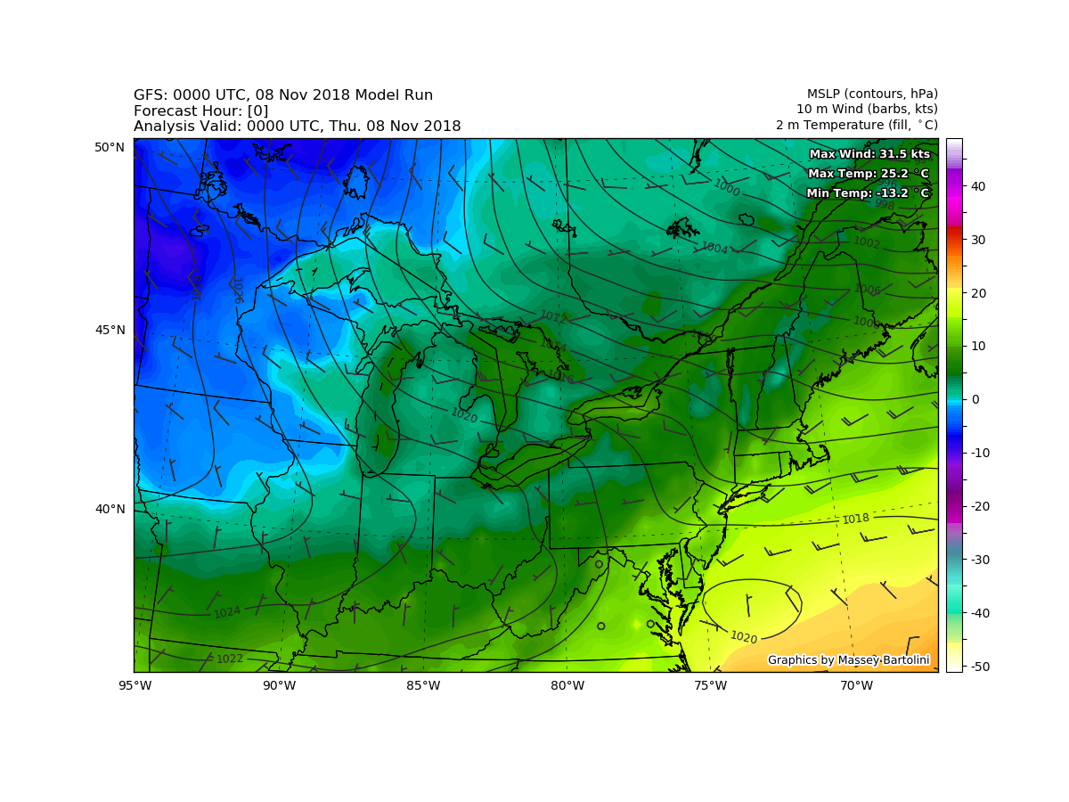 GFS Forecast | Northeast U.S. | Massey Bartolini